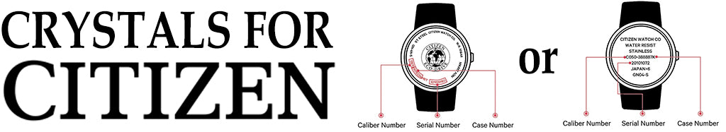 Hundreds of Watch Crystals for Citizen at Time Connection II Inc ...