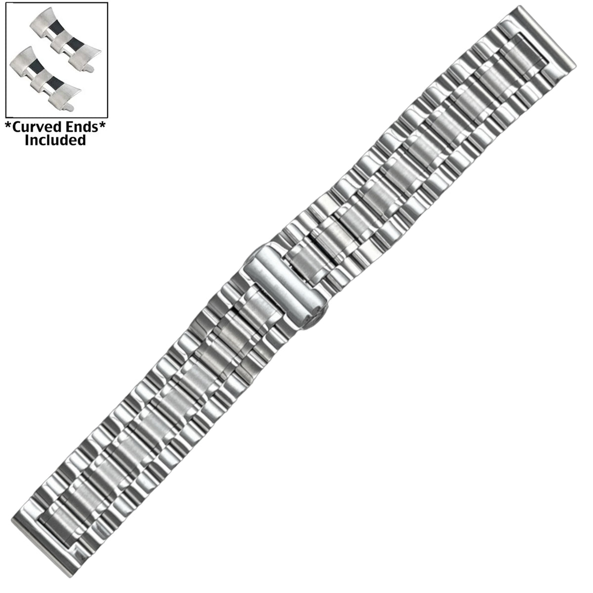 9000 Series Stainless Steel Metal Bands, Straight & Curved Ends (20mm ...
