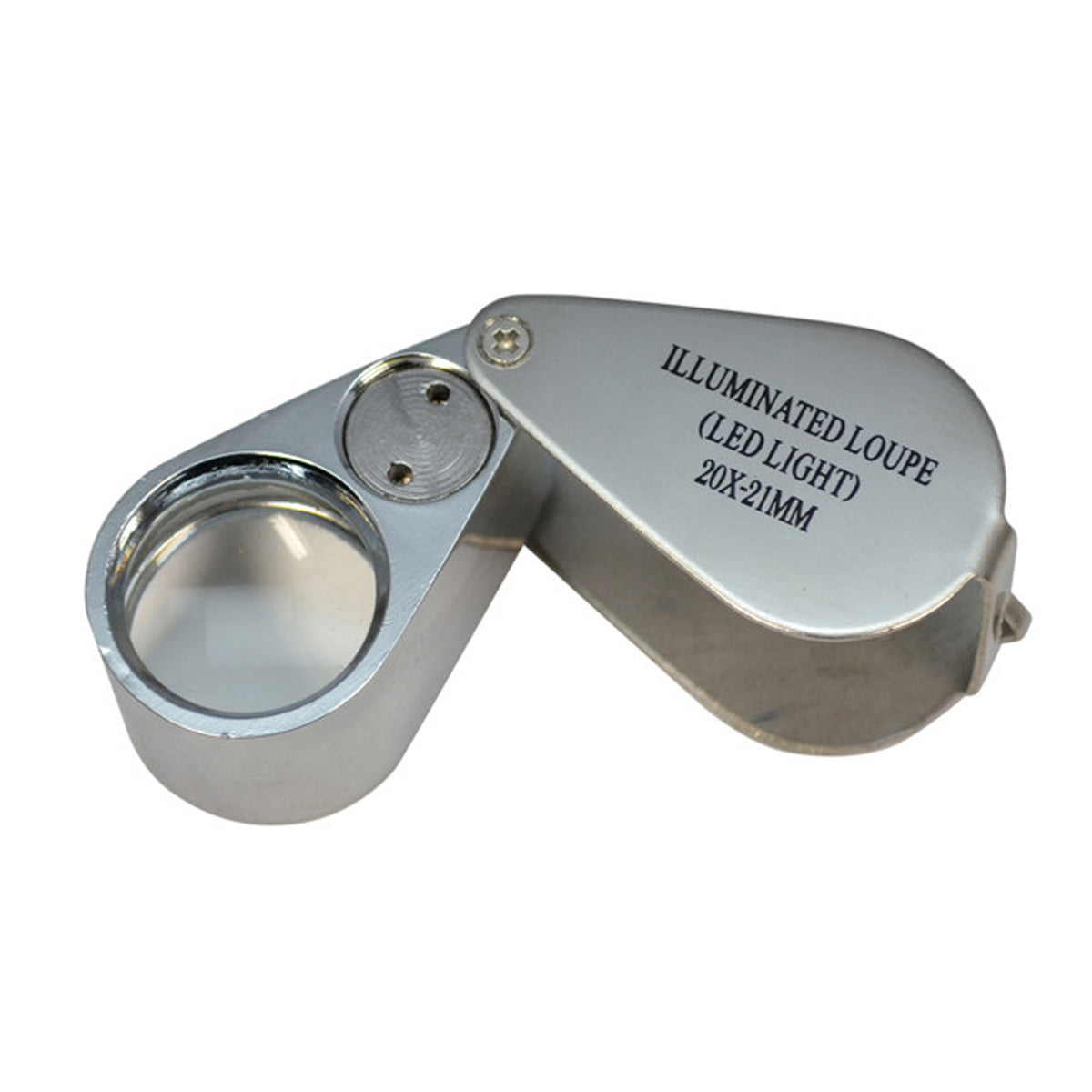 21mm Lens Jewelers Loupe with LED Light (20X) – Time Connection II, Inc