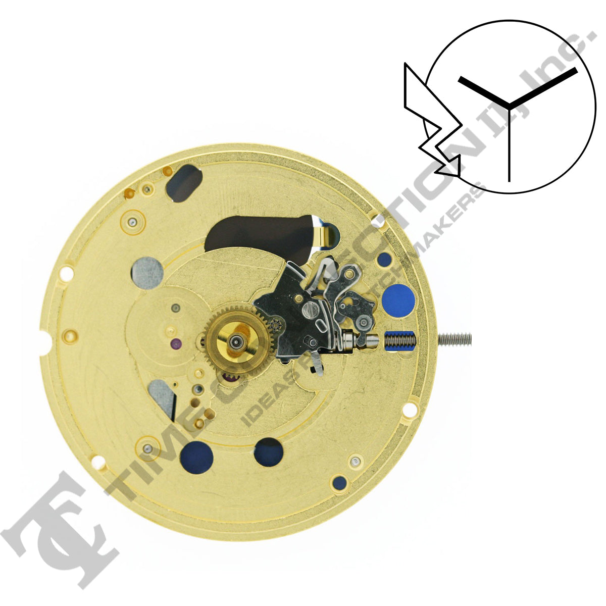 ETA 955.402-3H Swiss Made Movement – Time Connection II, Inc