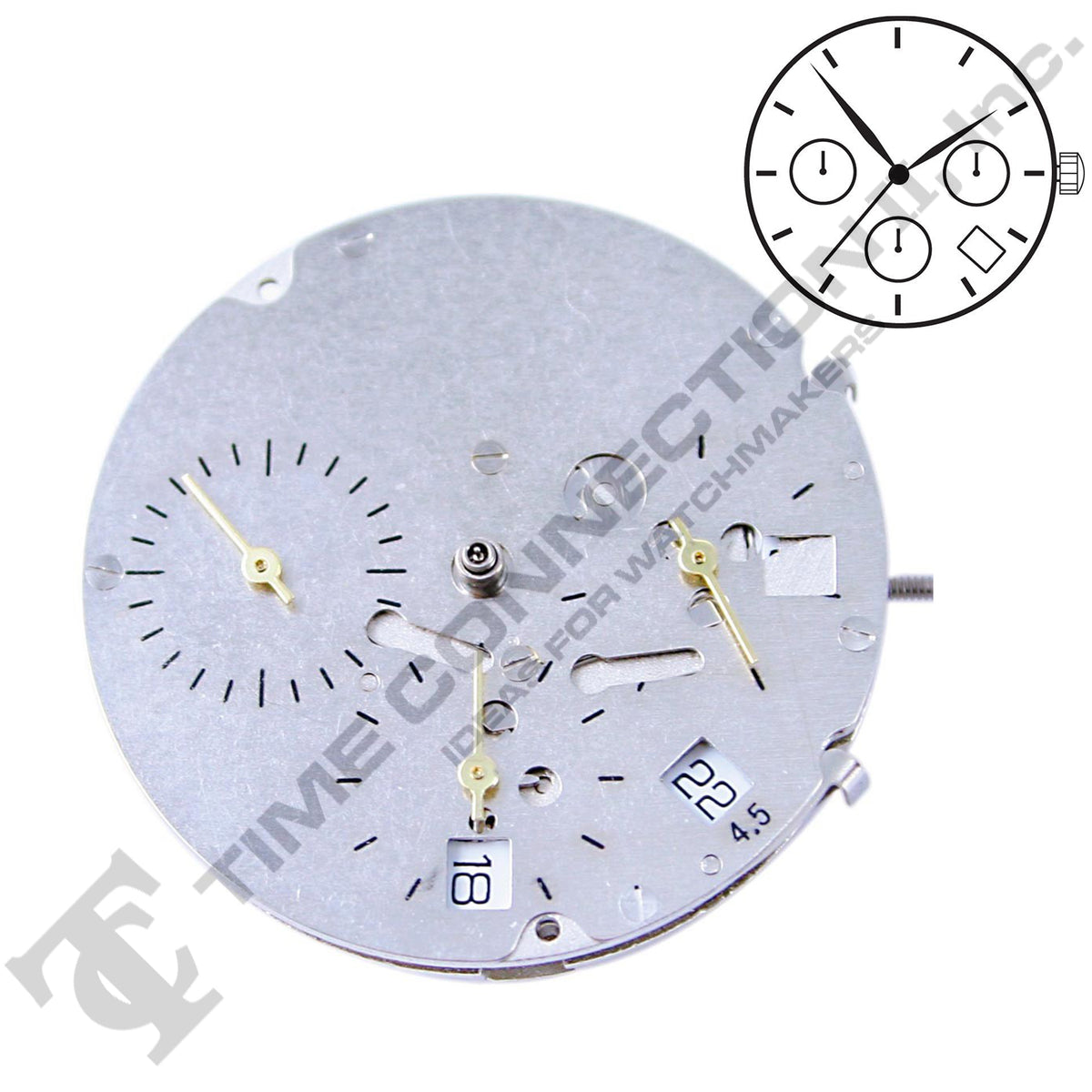 Chinese DG3836-D4:30A Automatic Movement – Time Connection II, Inc