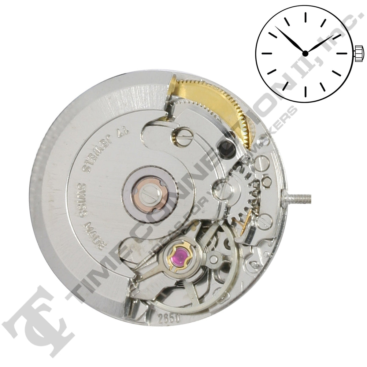 ETA 2650 2 Hands Swiss Made Automatic Movement – Time Connection II, Inc