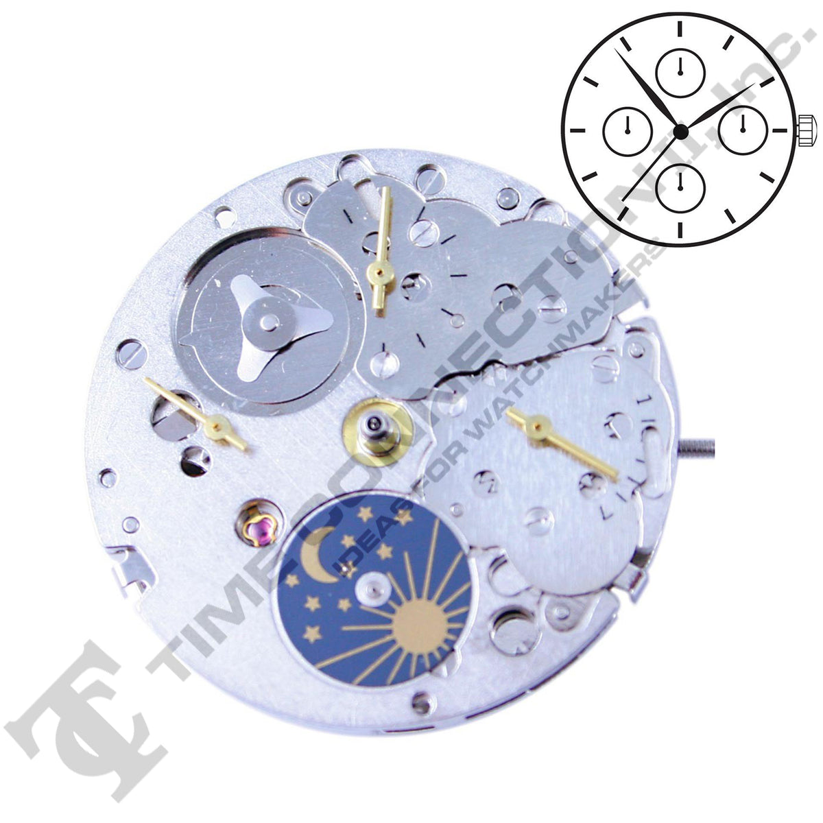 Chinese DG3847-B Automatic Movement – Time Connection II, Inc