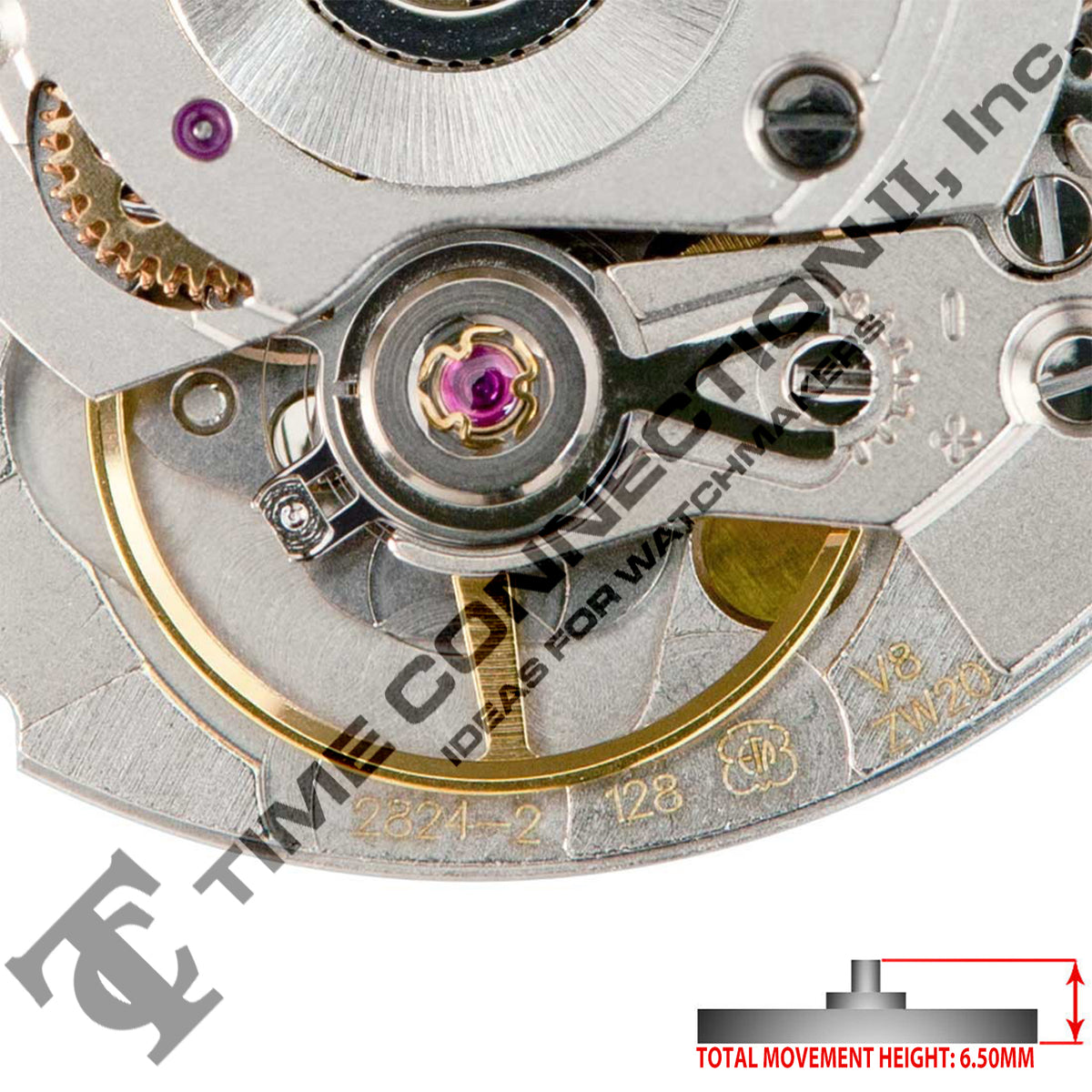 ETA 2824-2W 3 Hands Swiss Made Automatic Movement Ht. 6.50MM – Time ...