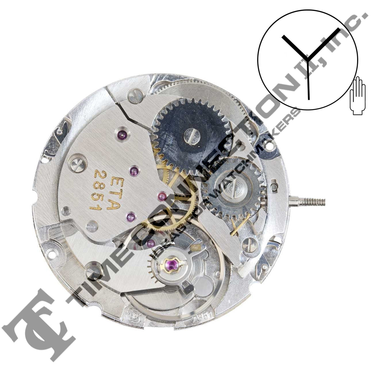 ETA 2851 3 Hands Swiss Made Mechanical Movement – Time Connection II, Inc