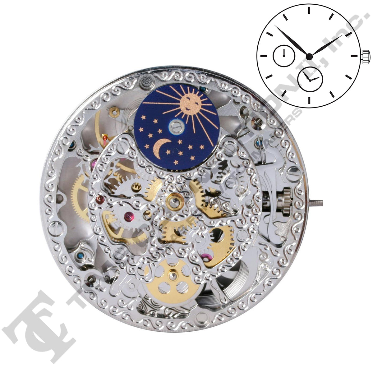 Chinese 9730-S Mechanical Movement – Time Connection II, Inc