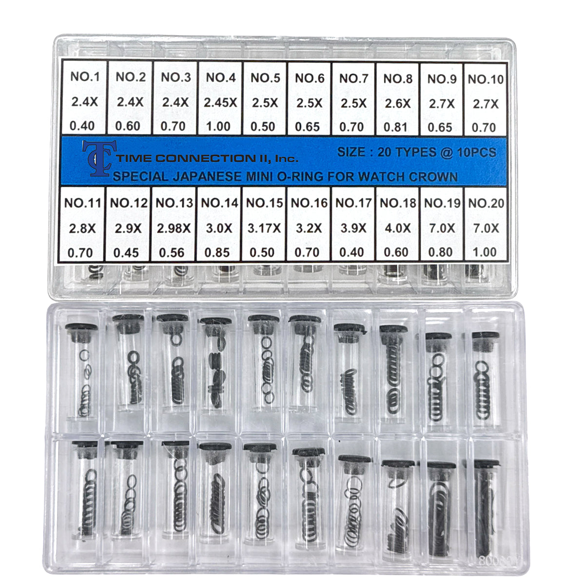 Miniature O-Ring Rubber Special Japanese Crown Gasket Assortment (200 ...