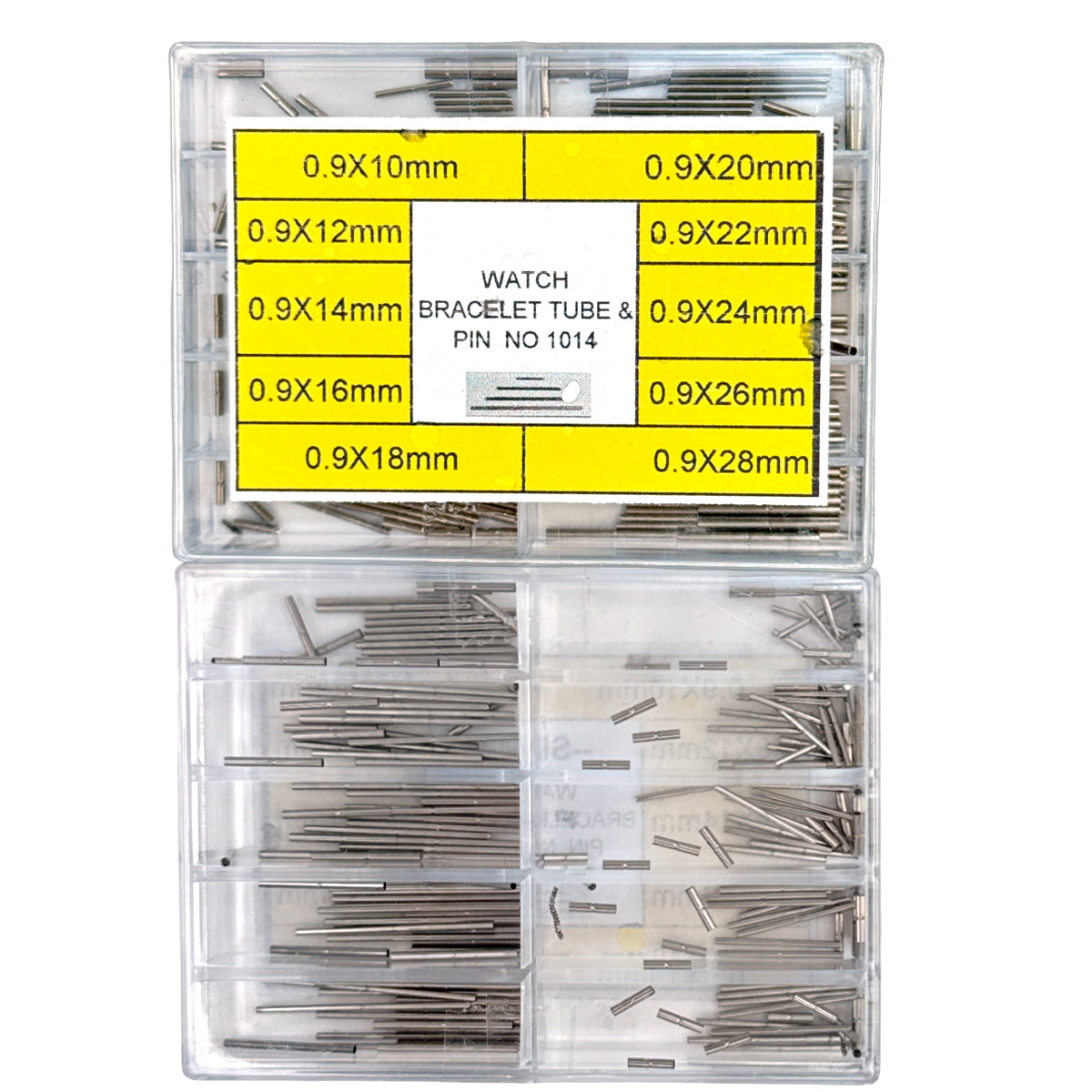 Assorttment of 100 Sets of Pins and Tubes for Metal Bracelets (0.90mm ...