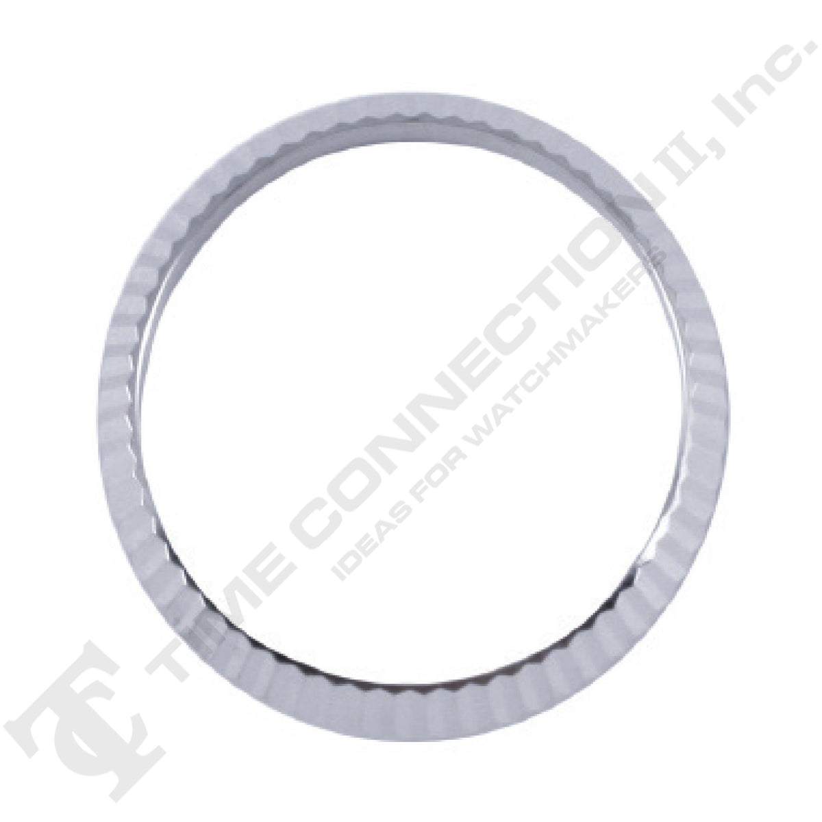 Bezel in Stainless Steel Fluted Bezel to fit Lady's Rolex Crystal 25-2 ...