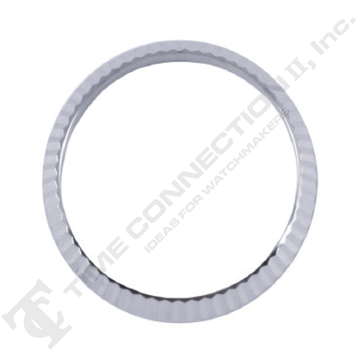 Bezel in Stainless Steel Fluted Bezel to fit Men's Rolex Crystal 25-29 ...