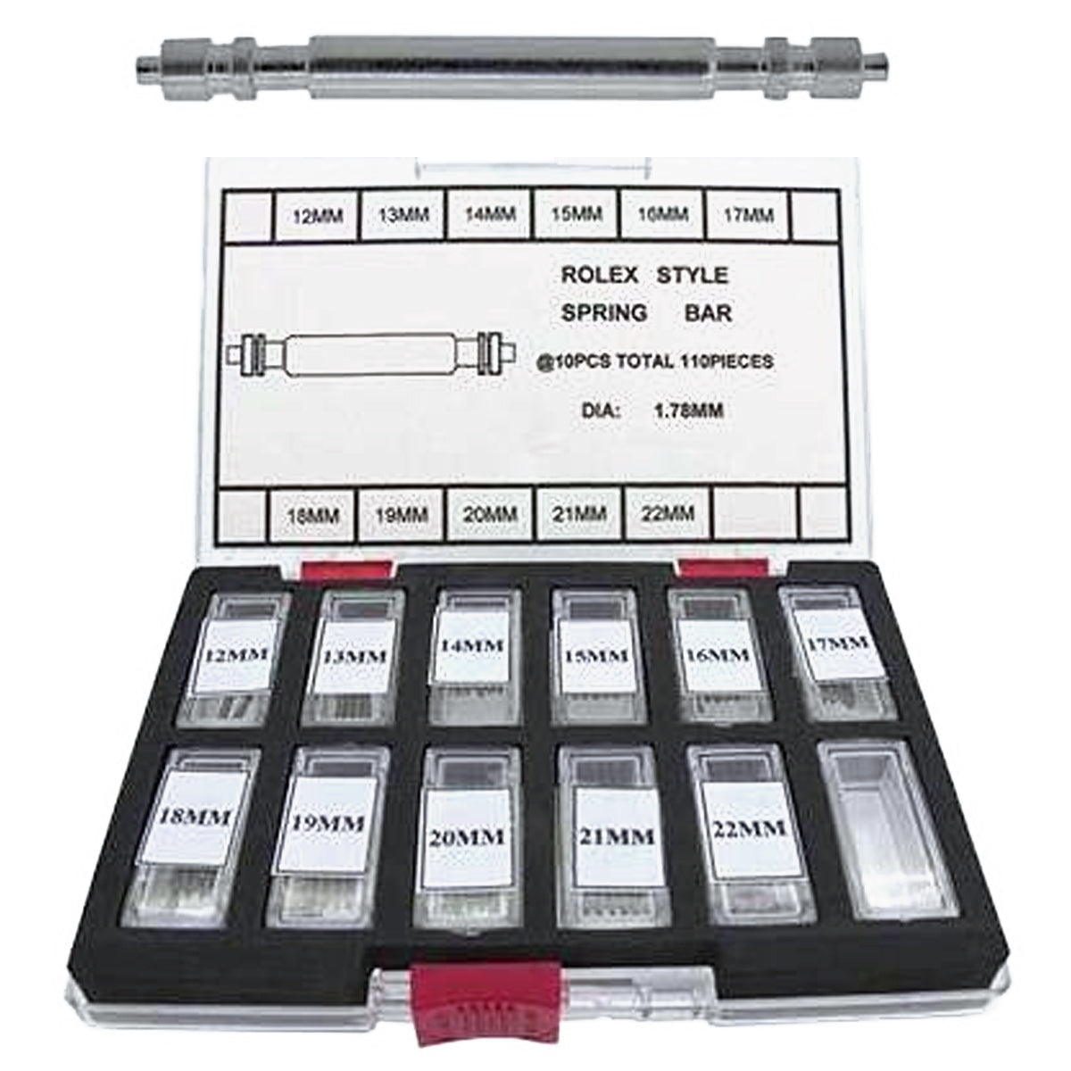 Stainless Steel Rolex Spring Bars, Diameter 1.78MM (Set of 110 Pieces ...