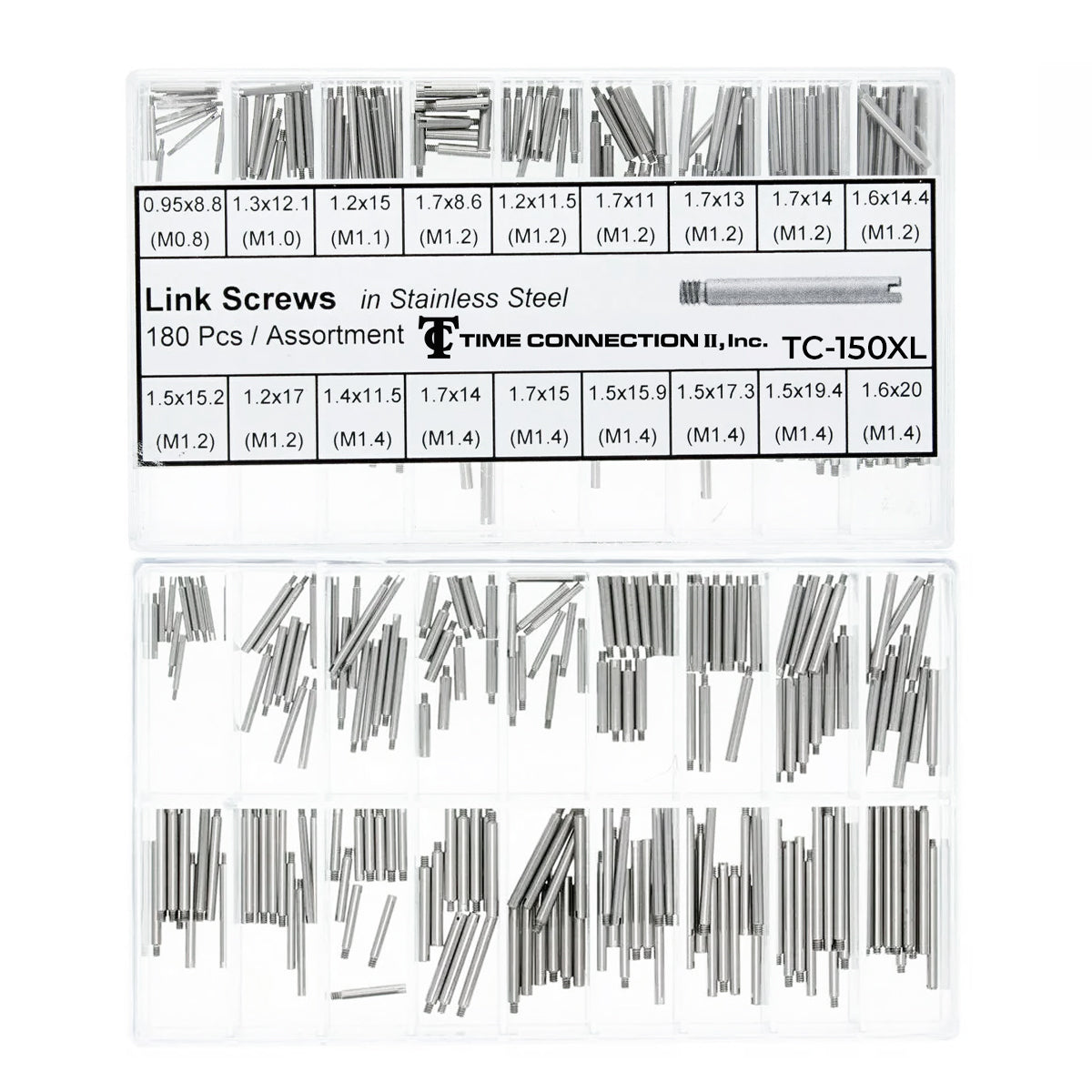 Assortment of Stainless Steel Metal Band Screw In Pins for Rolex Bands ...