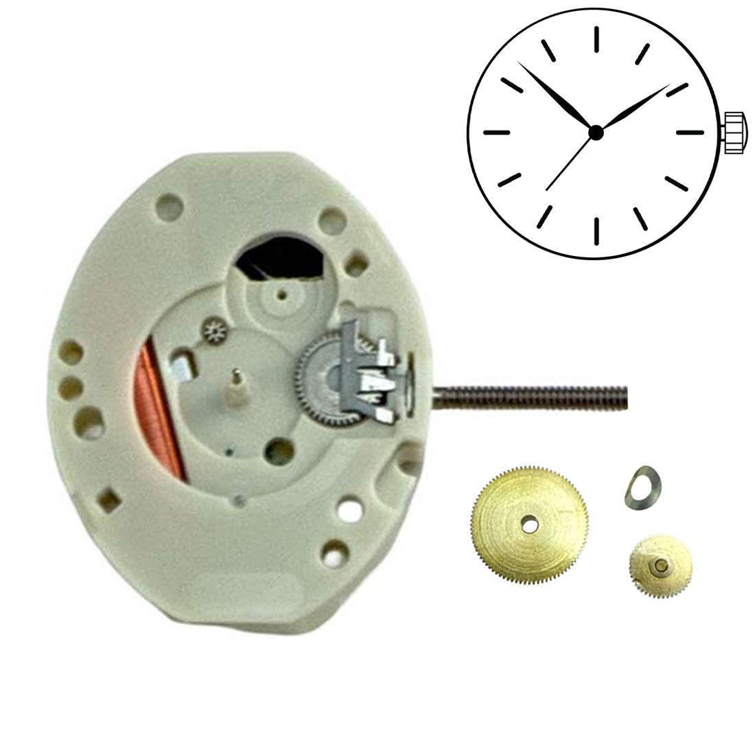 TIMEX M653 3 Hands Quartz Movement – Time Connection II, Inc