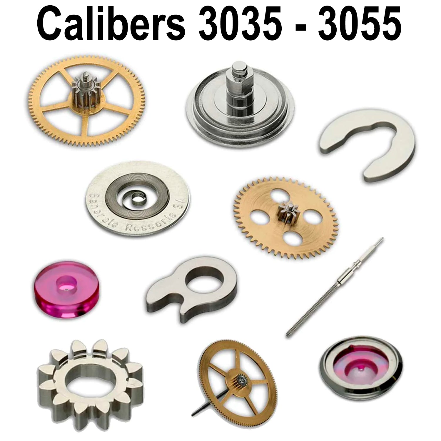 Internal Parts to fit Rolex 30 Series Calibers 3035 - 3055 – Time Connection II, Inc