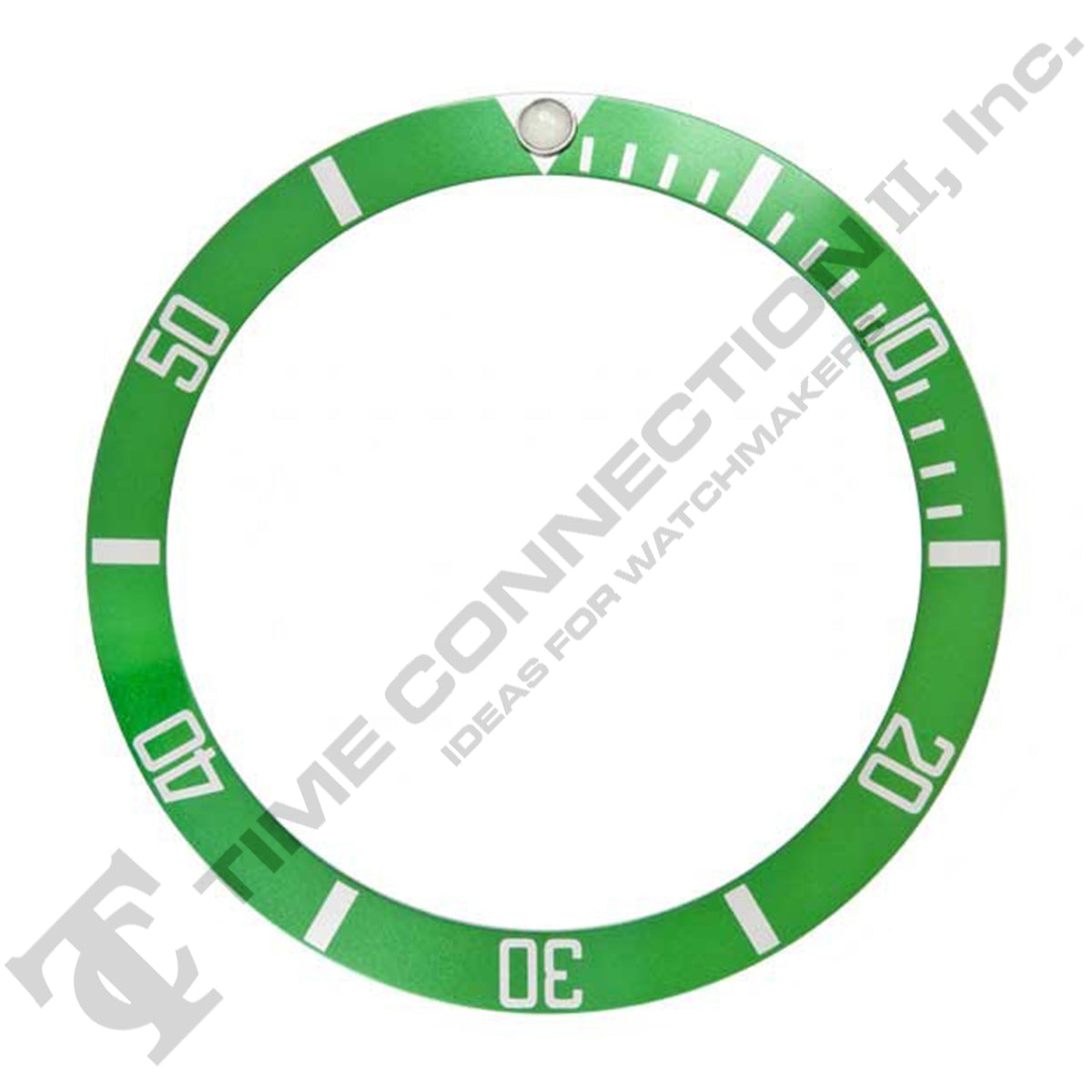 315-16800 Bezel Insert (Green/Silver) to Fit Rolex Sub Sapphire Model ...