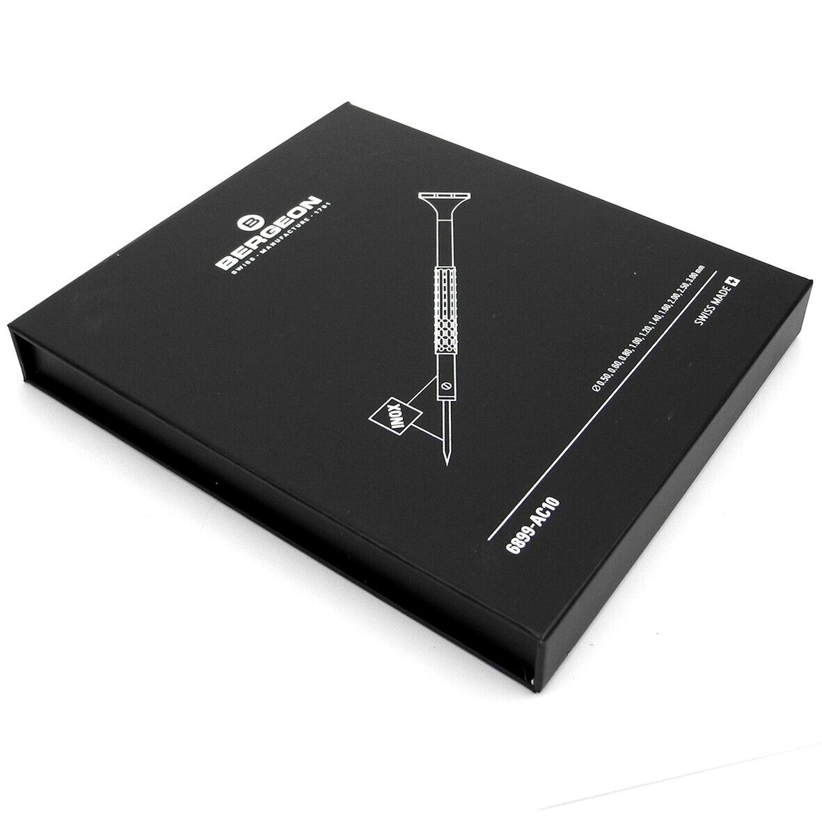 Bergeon 6899-AC10 Stainless Steel Ergonomic Watchmakers Professional S ...