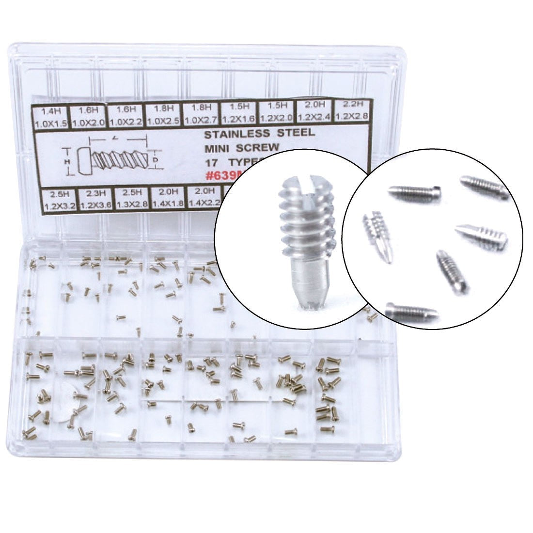 WS-120, Stainless Steel Fixing Screws – Time Connection II, Inc