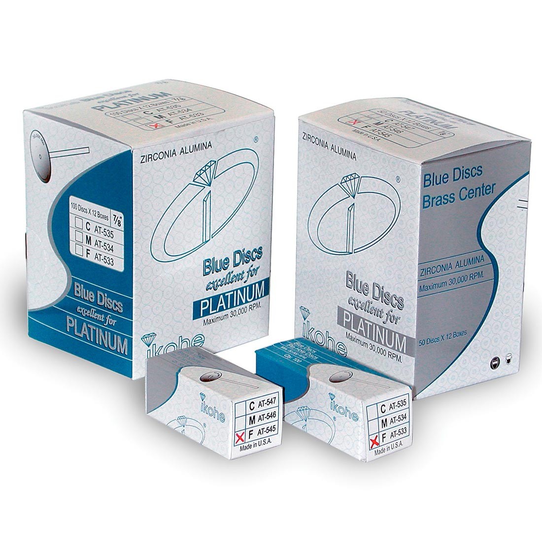 Zirconia Discs for Platinum (Box of 50) – Time Connection II, Inc