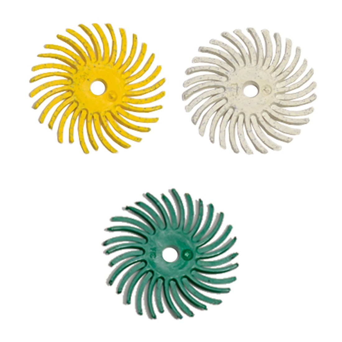 3M Radial Bristle Discs 1" (Box of 24) – Time Connection II, Inc