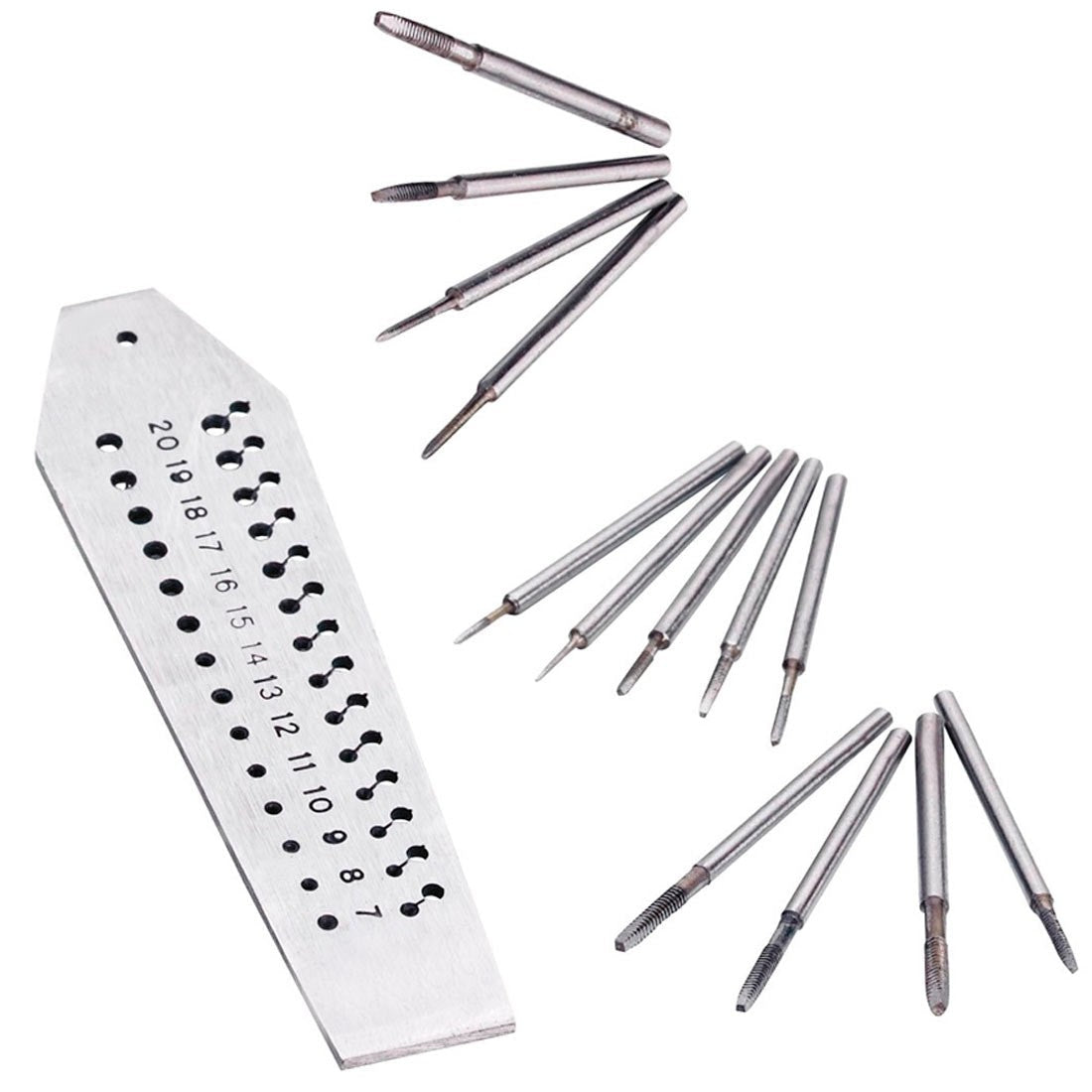 TD-100, Screw Plate with 14 Taps / Dies (Size: 0.70~2.0mm) – Time ...