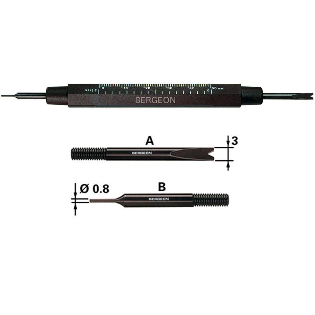 Bergeon 3153 Spring Bar Tools – Time Connection II, Inc