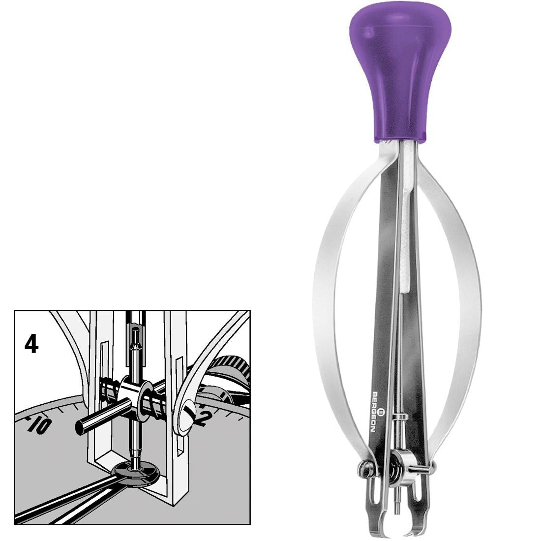 Bergeon 30669 Presto No. 4 Clock Hand Remover – Time Connection II, Inc