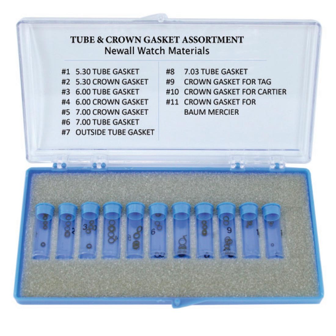 65 Pieces Tube and Crown Gaskets – Time Connection II, Inc