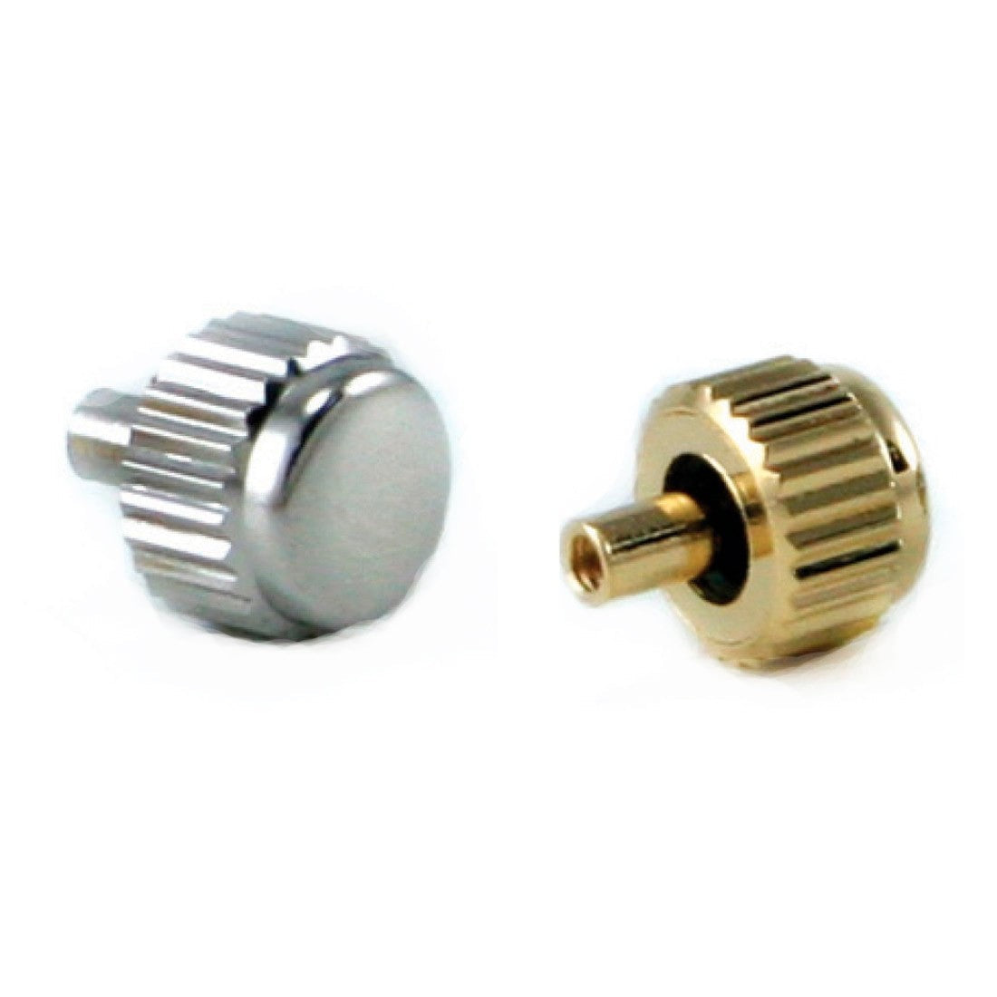 2mm Long Post Waterproof Crowns in Stainless Steel and Micron Gold ...