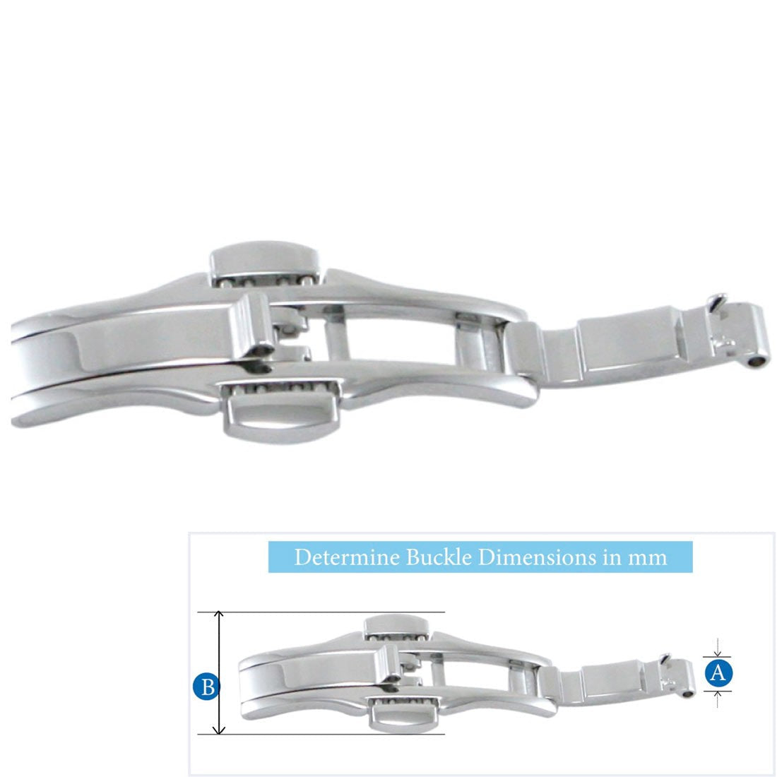 BC-740, Solid Butterfly Buckles With 2 Push Buttons – Time Connection ...