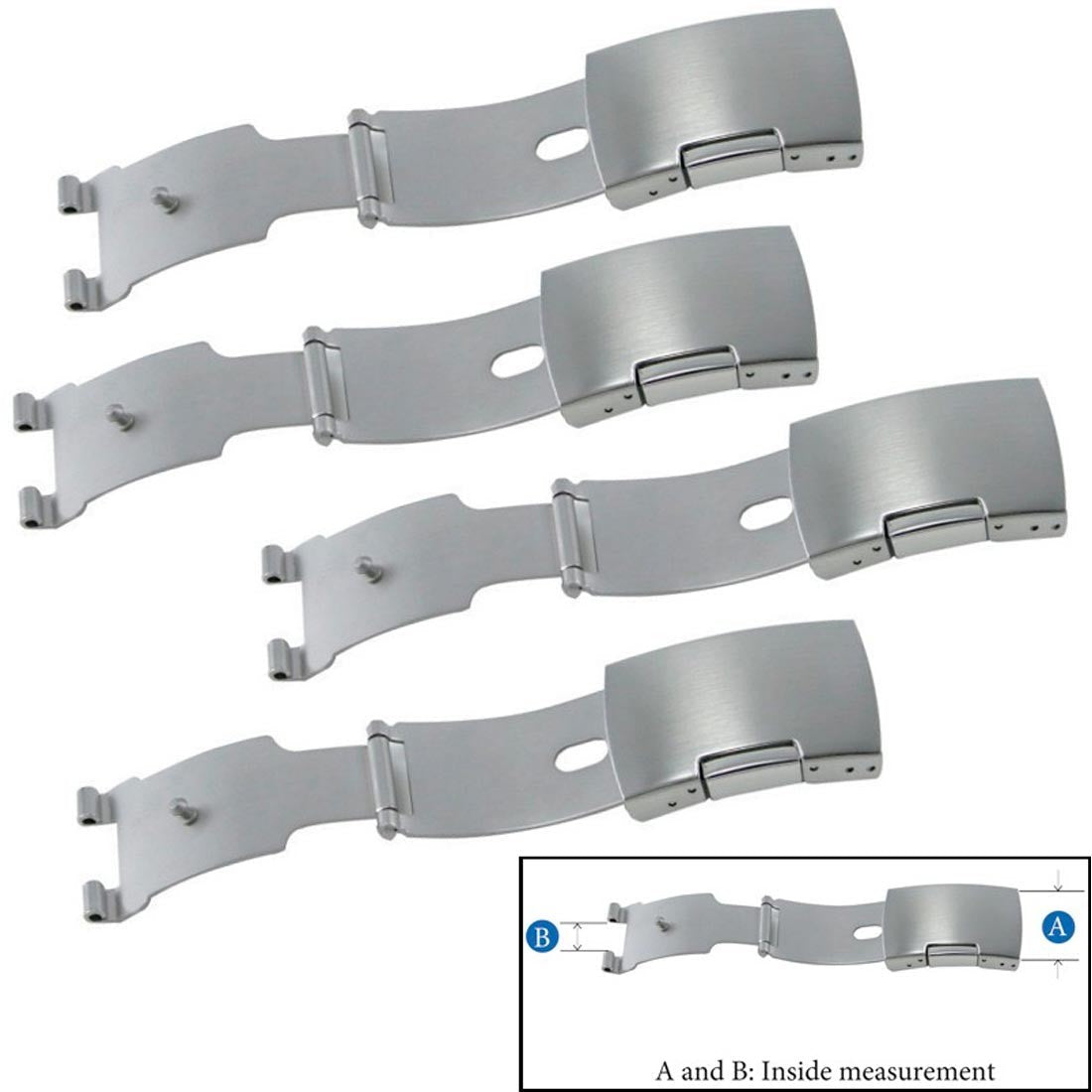 Folding Buckle with 1 Button Assortment (12mm~22mm) – Time Connection ...