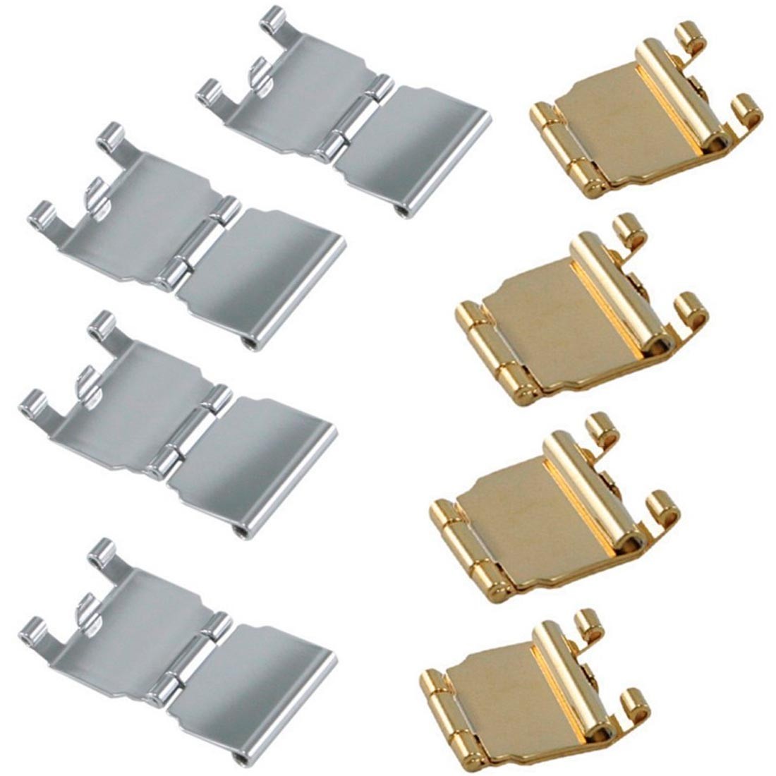 Tri-Fold Buckle Extenders Assortment (Stainless Steel & Gold Plated ...