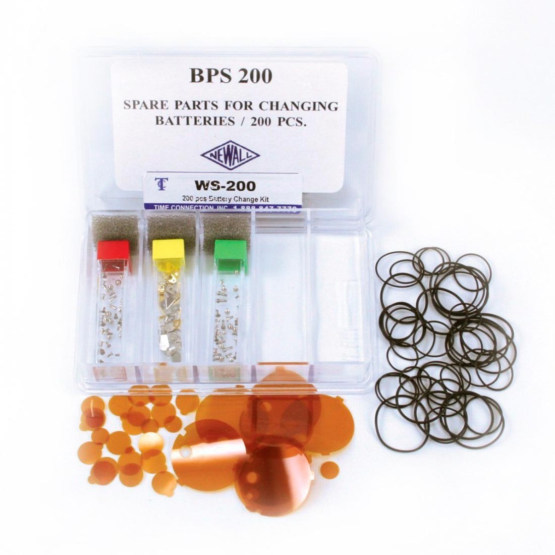 WS-200, Spare Parts for Changing Batteries Kit – Time Connection II, Inc