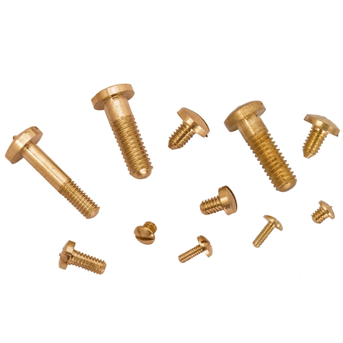 Assorted Brass Screws for Bell & Case fitting (100 Pieces) – Time ...