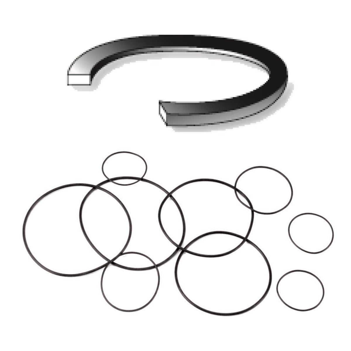 Flat Case Back Gaskets - Refills (Pack of 5) – Time Connection II, Inc