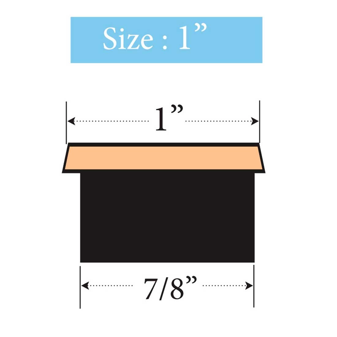 Clock Inserts 25mm (1") Yellow Bezel, White Roman Dial – Time ...
