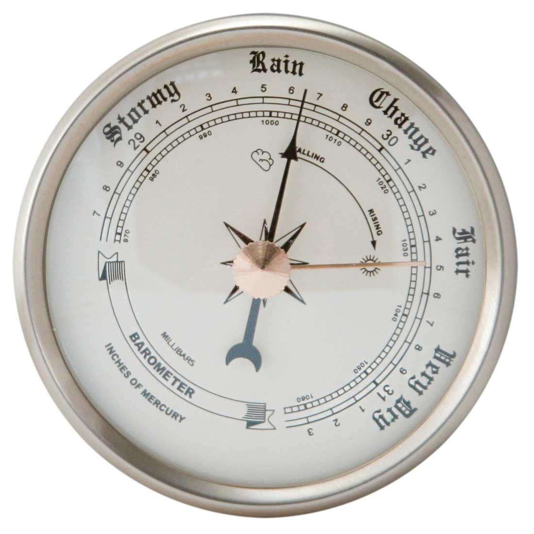 Barometer Insert (Yellow Bezel 3 1/2") – Time Connection II, Inc