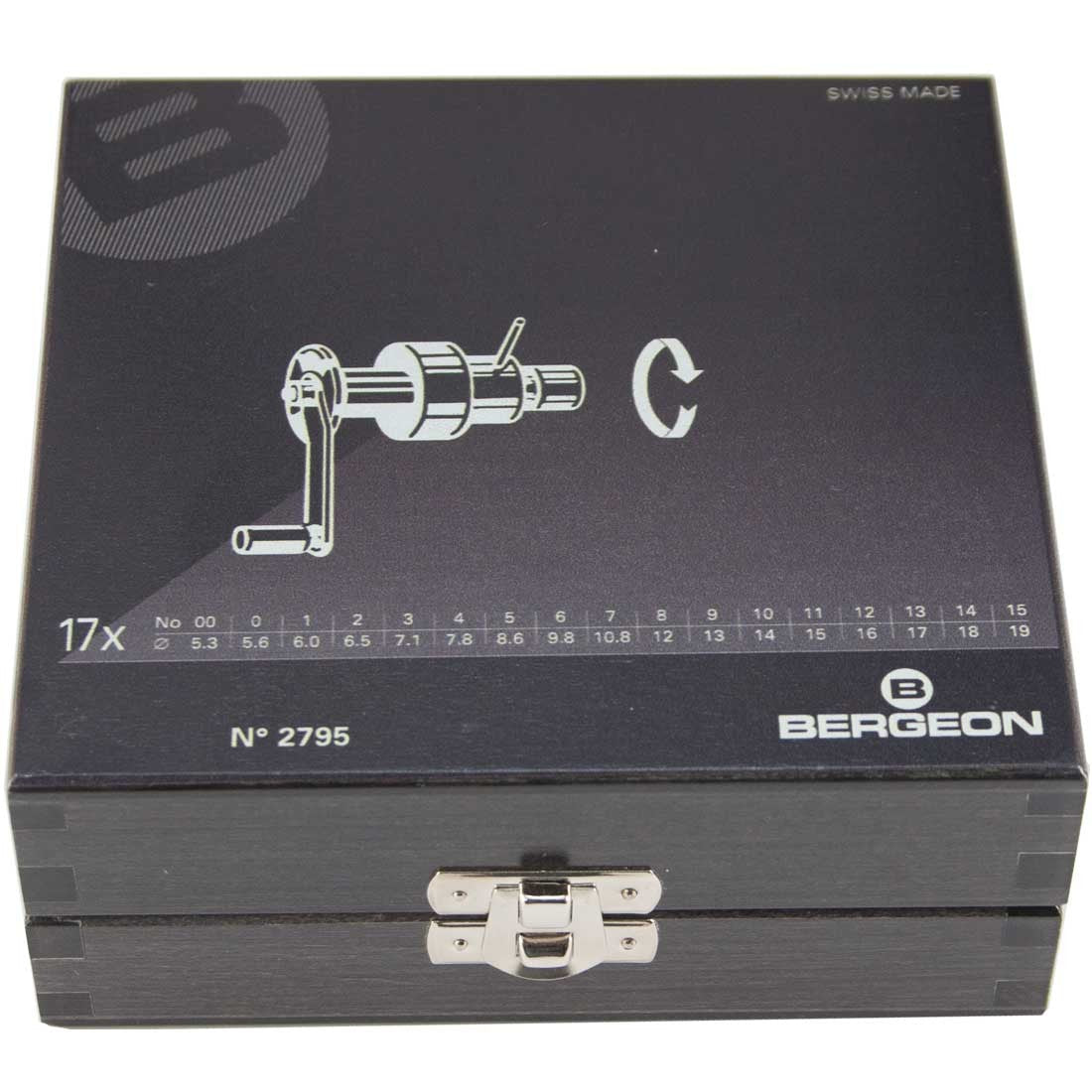 Bergeon 2795 Assortment of 17 Mainspring Winders – Time Connection II, Inc