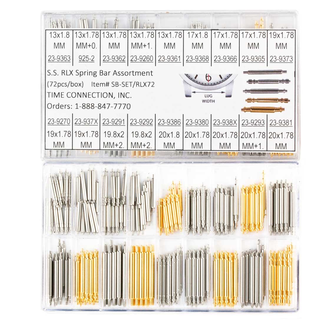 Stainless Steel Rolex Spring Bar (Set of 180 Pieces) – Time Connection ...