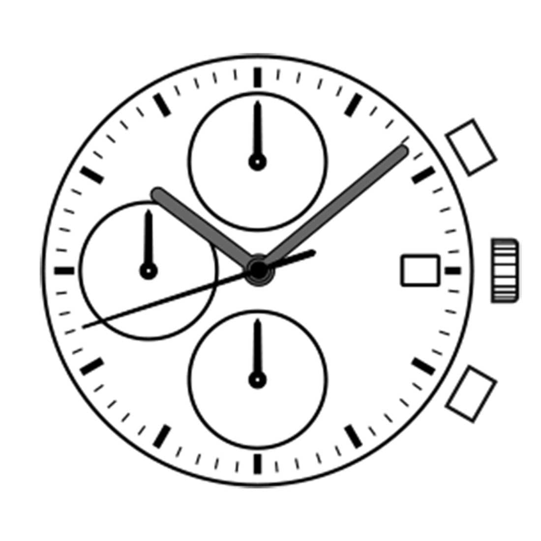 Hattori VD57 3 Hands Japan Quartz Movement (Various Heights) – Time ...