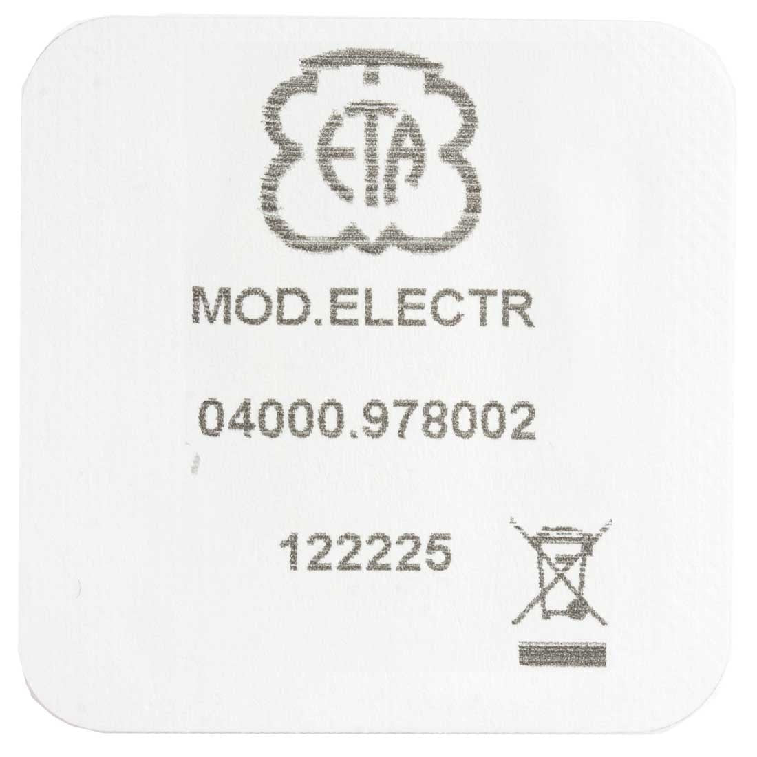 ETA 978.002 Circuit X10037 – Time Connection II, Inc