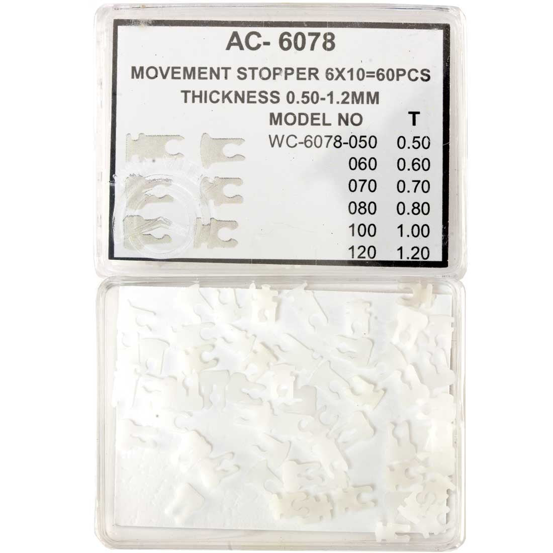 TC-165, Movement Stoppers (60 Pieces) – Time Connection II, Inc