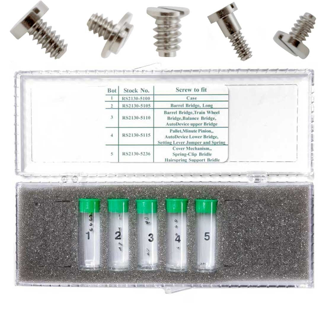 Assortment of Screws to fit Rolex 2130 Caliber (Total 25 Pieces) – Time ...