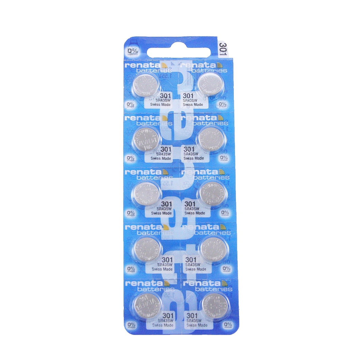 301 Renata Watch Battery (SR43SW) – Time Connection II, Inc