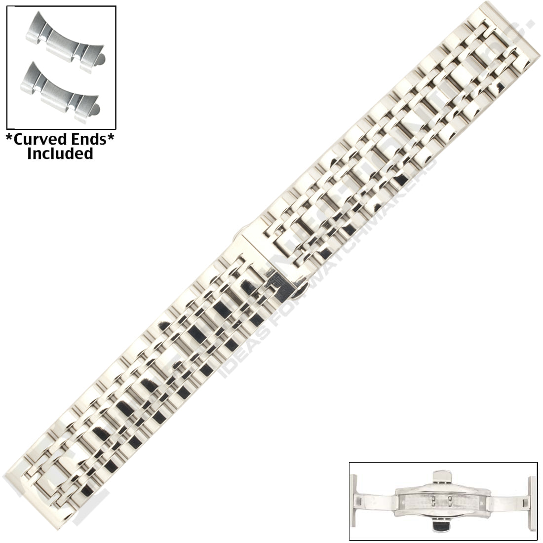 8002 Series Solid Stainless Steel Metal Bands (Straight Ends) – Time ...